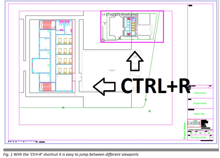 Autocad Tip Cycling Through Multiple Overlapping Viewports Arkance 1362