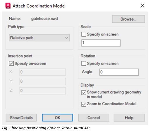Working with Coordination Models in AutoCAD – ARKANCE UK Community