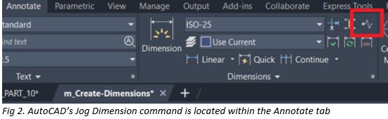 AutoCAD – Jog a dimension line, in an indicative detail document – ARKANCE UK Community