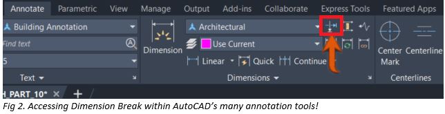 AutoCAD – Make busy drawings easier to read with the Break Dimension Command – ARKANCE UK Community