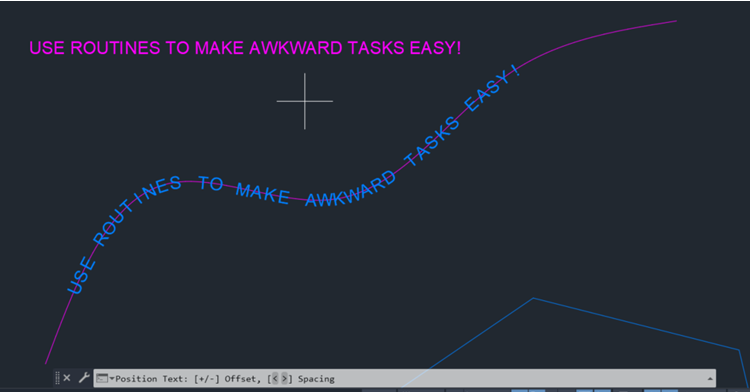 AutoCAD Tip - Aligning and getting text to flow along any curve ...