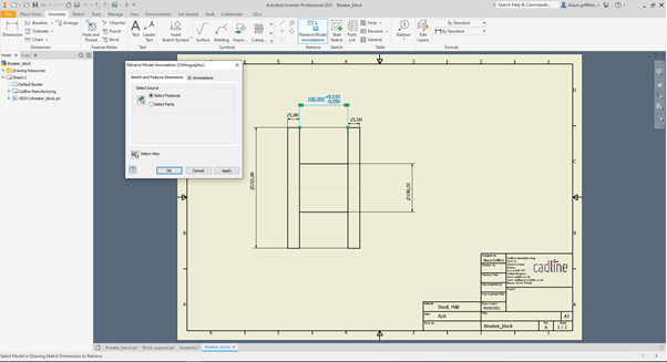 Inventor - How to use tolerancing within your models – ARKANCE UK Community