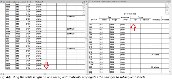 Revit 2022 – New feature – Split Schedules Across Sheets – ARKANCE UK ...