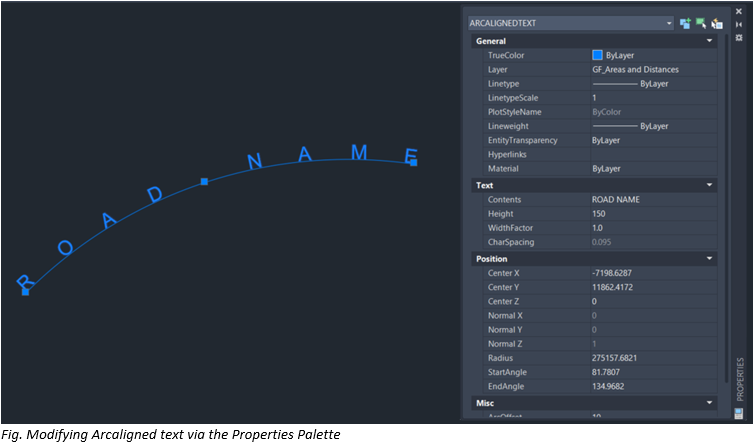 AutoCAD Tip - Aligning text to a curve – ARKANCE UK Community
