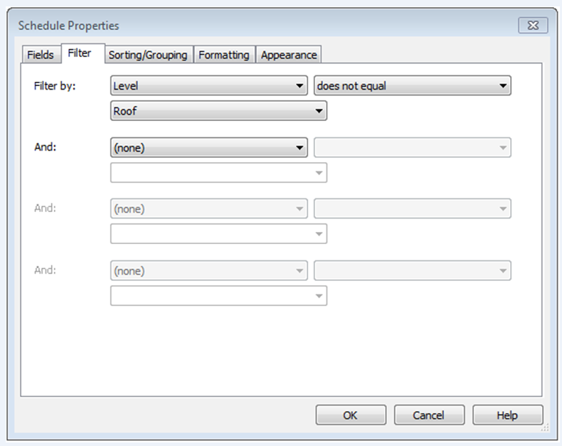 Revit 2021: Revit Schedule Properties – ARKANCE UK Community