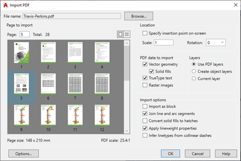 AutoCAD - Scaling an imported PDF – ARKANCE UK Community