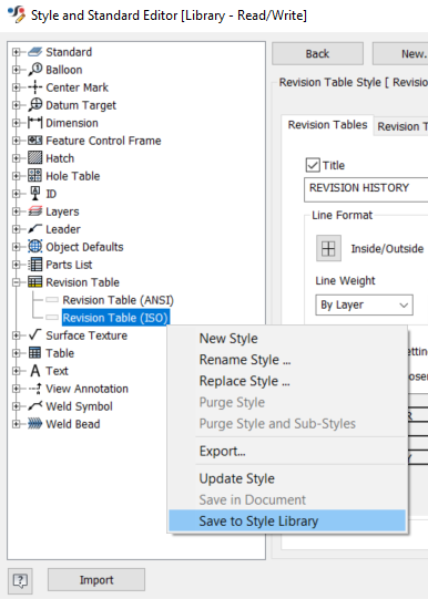 Autodesk Vault and Inventor - Revision table configuration for Inventor ...