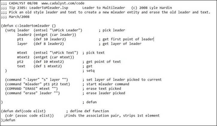 AutoCAD Tip – Convert old style AutoCAD leader entities to Multi-leader ...