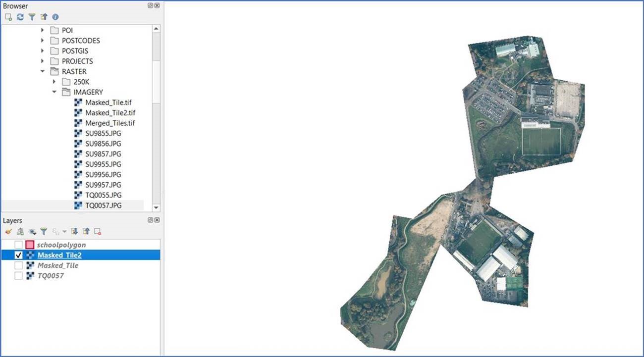 QGIS – Mask a Raster Tile – ARKANCE UK Community