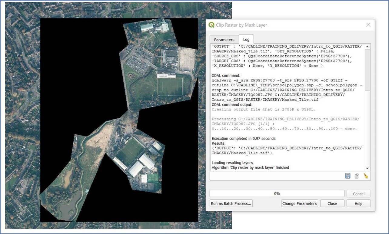 QGIS – Mask a Raster Tile – ARKANCE UK Community