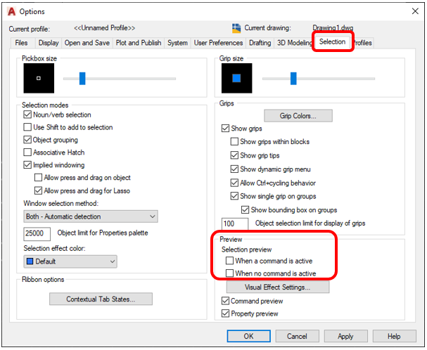 Selection Preview in AutoCAD – ARKANCE UK Community