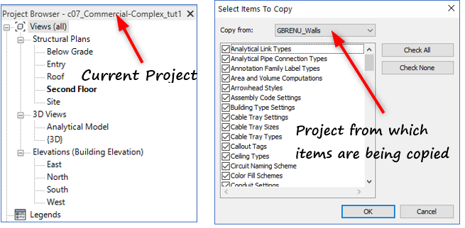 Revit Architecture 2021: Transferring Project Standards – ARKANCE UK ...
