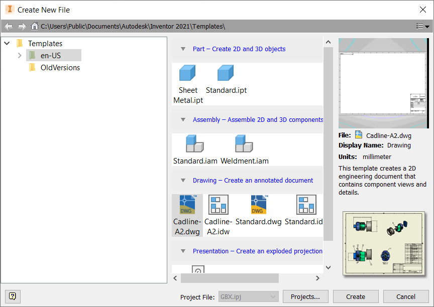 Autodesk Inventor - Default Templates – ARKANCE UK Community