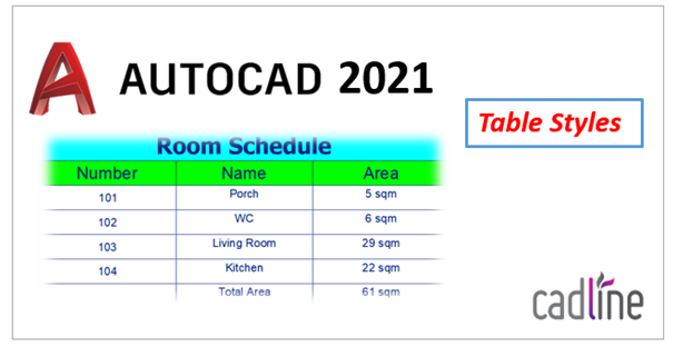 AutoCAD 2021 - Table Styles – ARKANCE UK Community