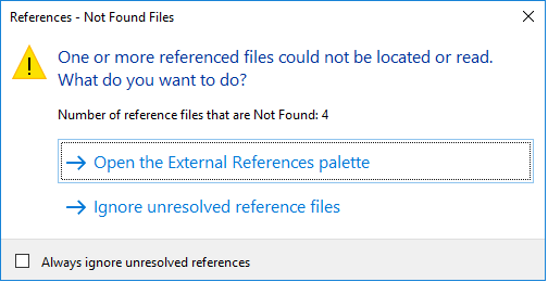AutoCAD – Resolving unresolved reference files – ARKANCE UK Community