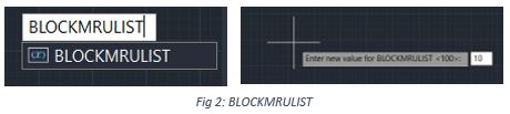 AutoCAD - Blocks Pallet System Variable - BLOCKMRULIST – ARKANCE UK ...