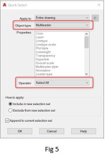 AutoCAD 2020 - Quick Select Command – ARKANCE UK Community