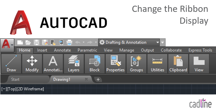 AutoCAD 2019 - Change the Ribbon Display – Arkance Systems UK