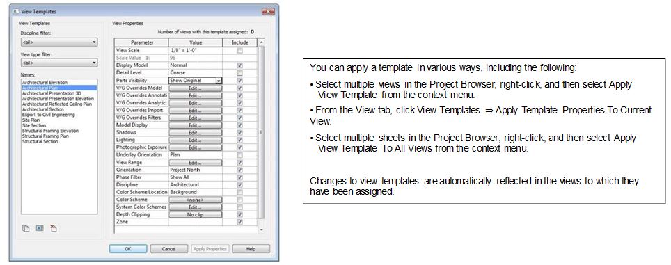 Revit 2019: Using View Templates – ARKANCE UK Community