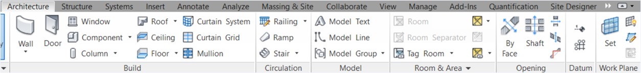 Revit 2018 – The Ribbon – ARKANCE UK Community