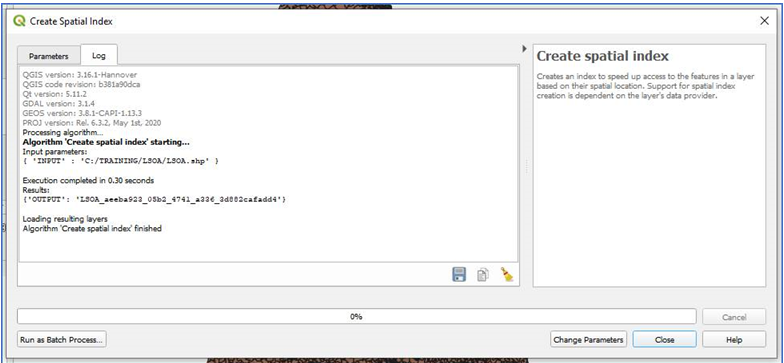 QGIS – Create Spatial Index – ARKANCE UK Community