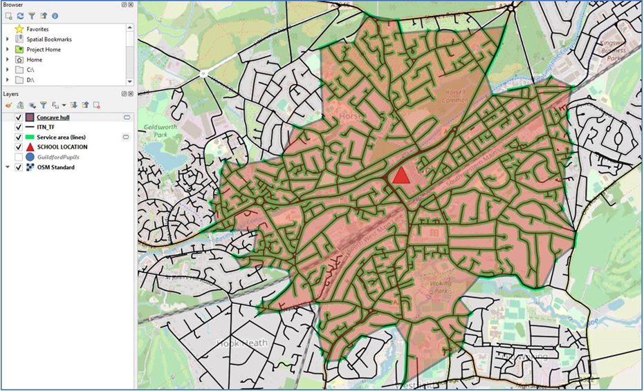 QGIS – Network Analysis: Service Areas – ARKANCE UK Community