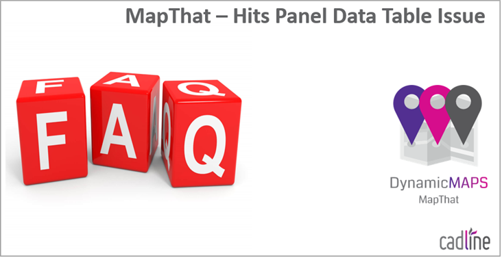 MapThat – Hits Panel Data Table Error – ARKANCE UK Community