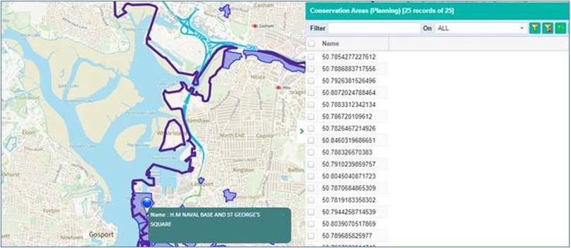 MapThat – Data Table Showing Latitude Values – ARKANCE UK Community