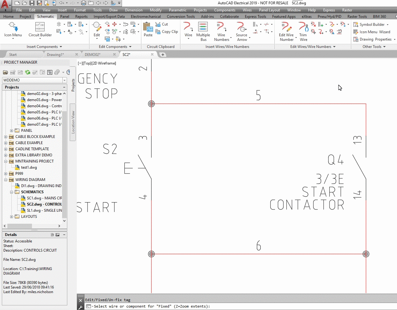 AutoCAD Electrical 2019 - Swap Wire Numbers – ARKANCE UK Community