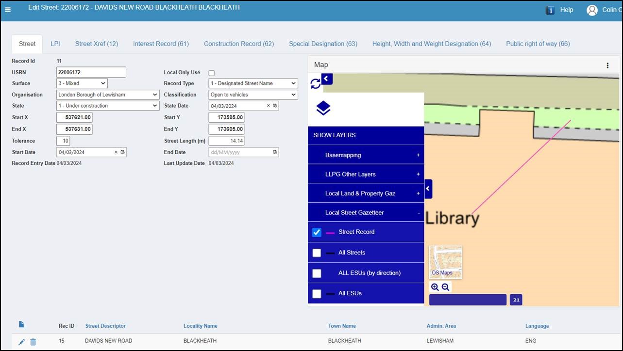 Address & Street Management – Create New Street – ARKANCE UK Community