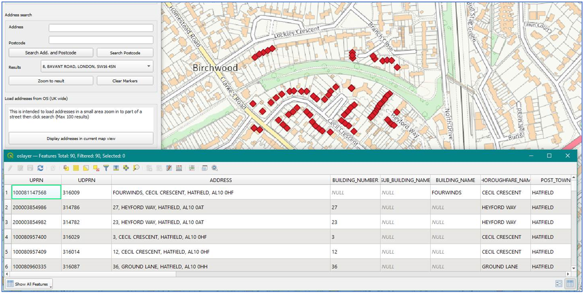 QGIS – OS Places Search – ARKANCE UK Community