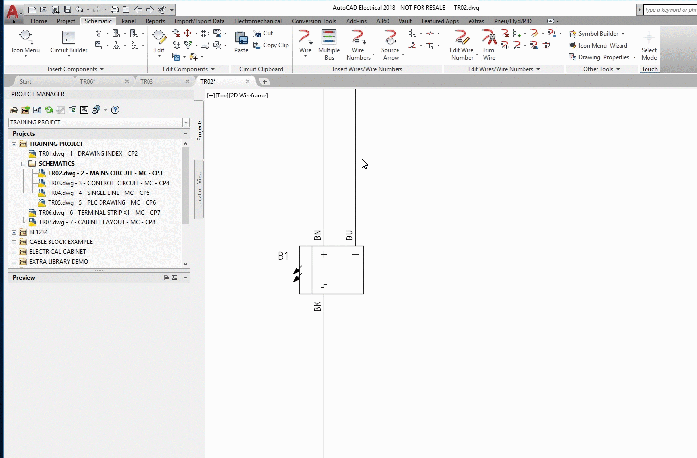 AutoCAD Electrical 2018 - Creating a Multi-deck Terminal Association ...