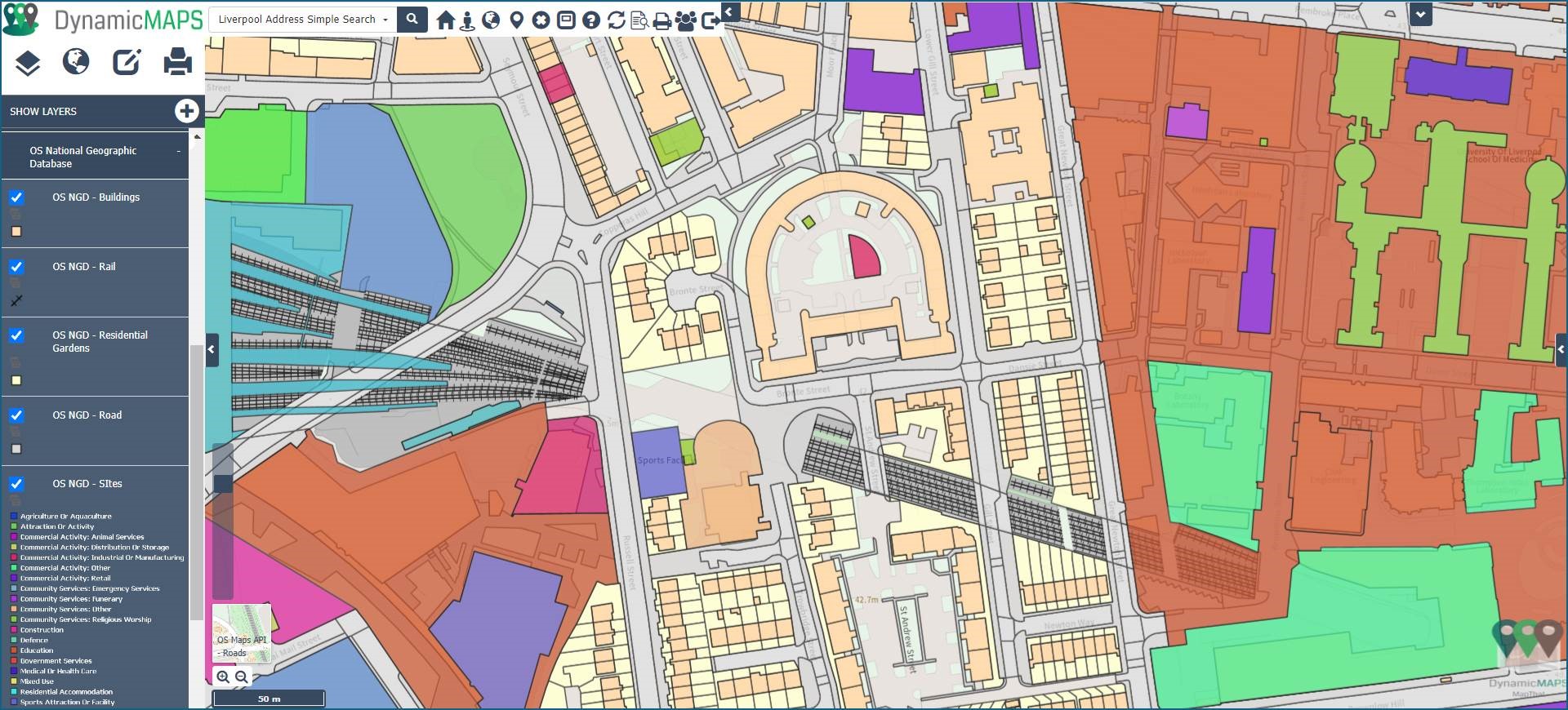 MapThat – OS National Geographic Database Layers – ARKANCE UK Community