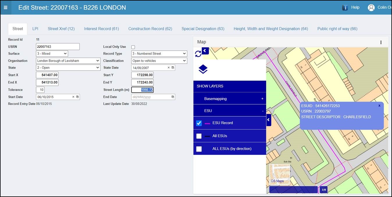 Address & Street Management – Numbered Streets (Attach a Single ESU ...