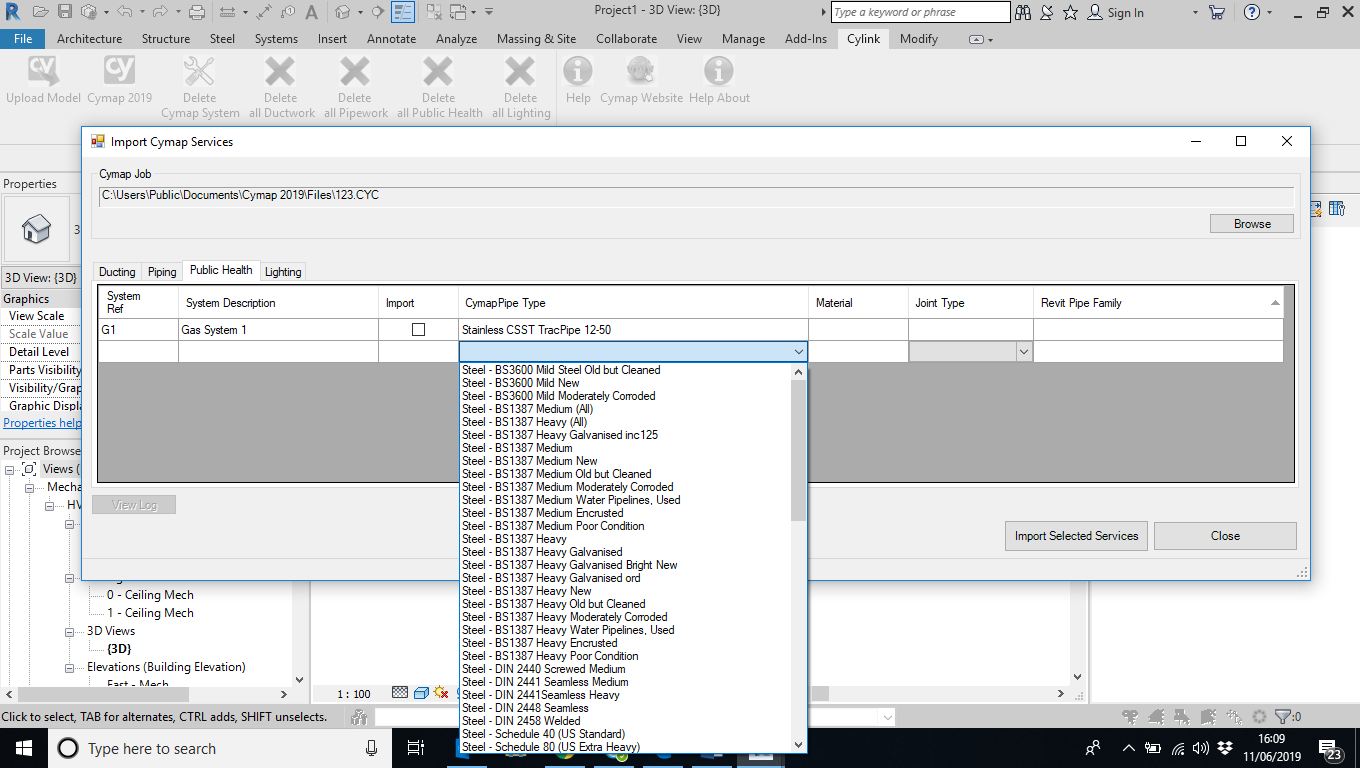 How to import and change generic Cymap systems into Revit through ...