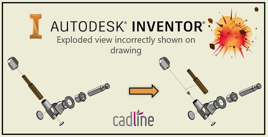 Inventor 2017: Exploded view incorrectly shown on drawing – ARKANCE UK ...