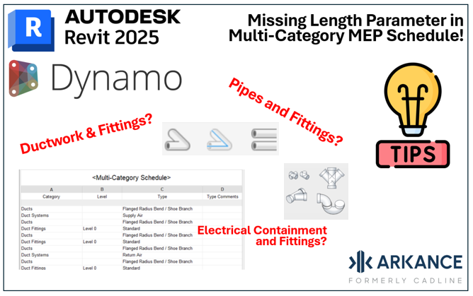 Revit Tip – Need length parameter in a MEP Multi-Category Schedule ...