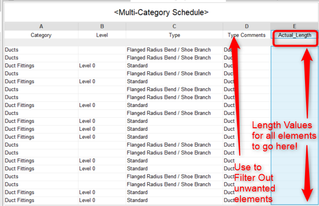 Revit Tip – Need length parameter in a MEP Multi-Category Schedule? – Arkance Systems UK