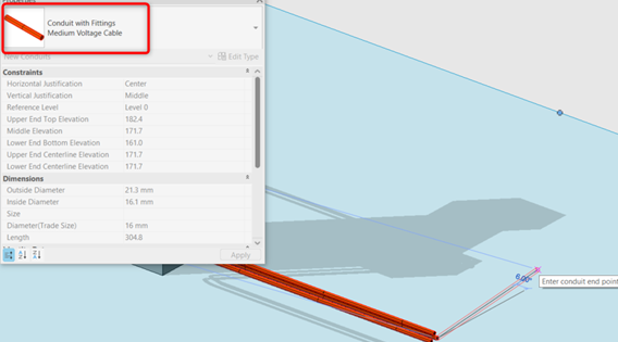 Revit Tip – Modelling Heavy Duty Cables or Wires using Conduits ...