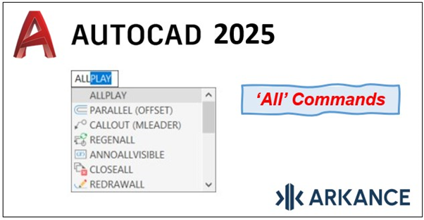 Autocad 2025 The ‘all Commands Arkance Uk Community 7134
