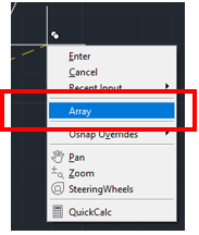 Main AutoCAD Edit Command 3A - Copy Array – ARKANCE UK Community