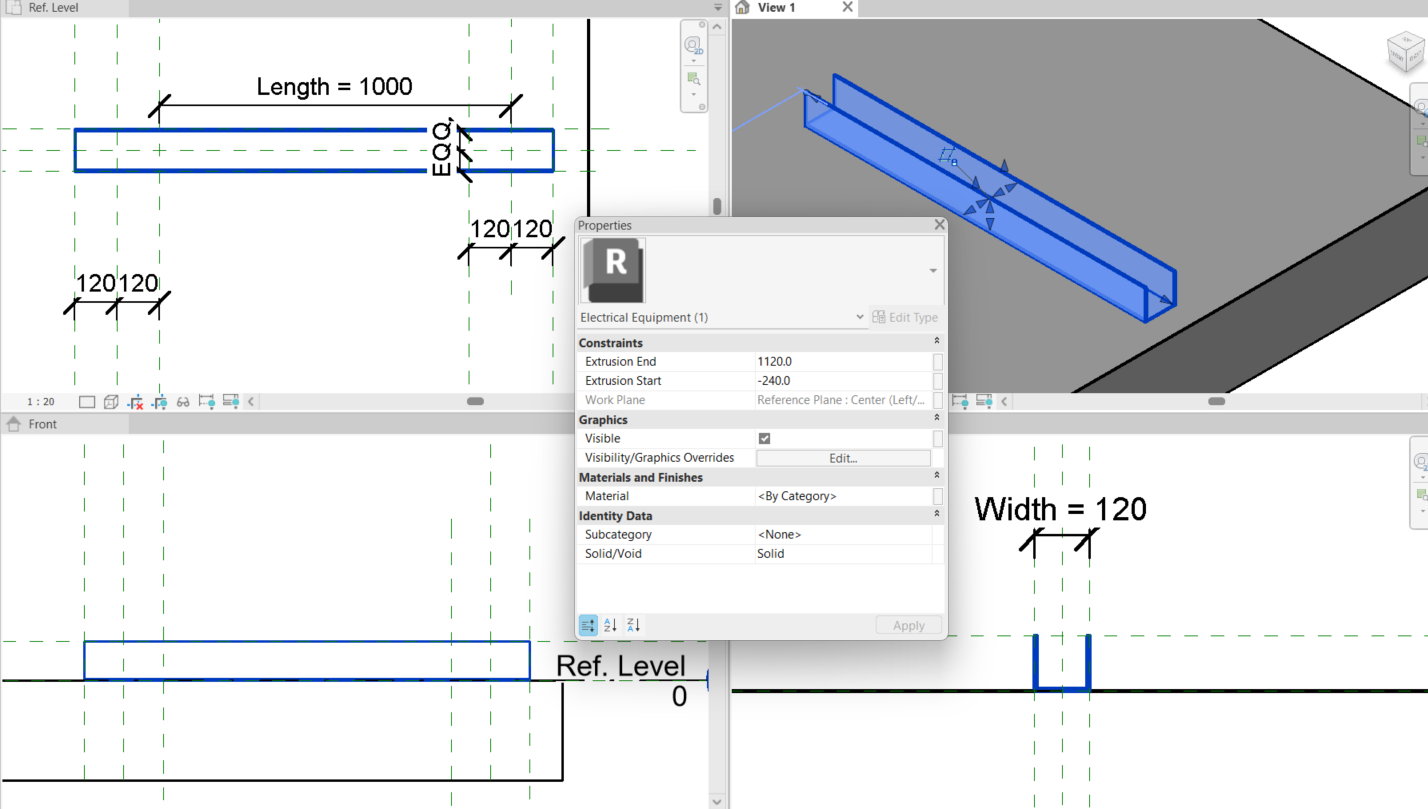 Revit Tip – Creating ‘Rotated’ Cable Tray using a Face-Based family ...