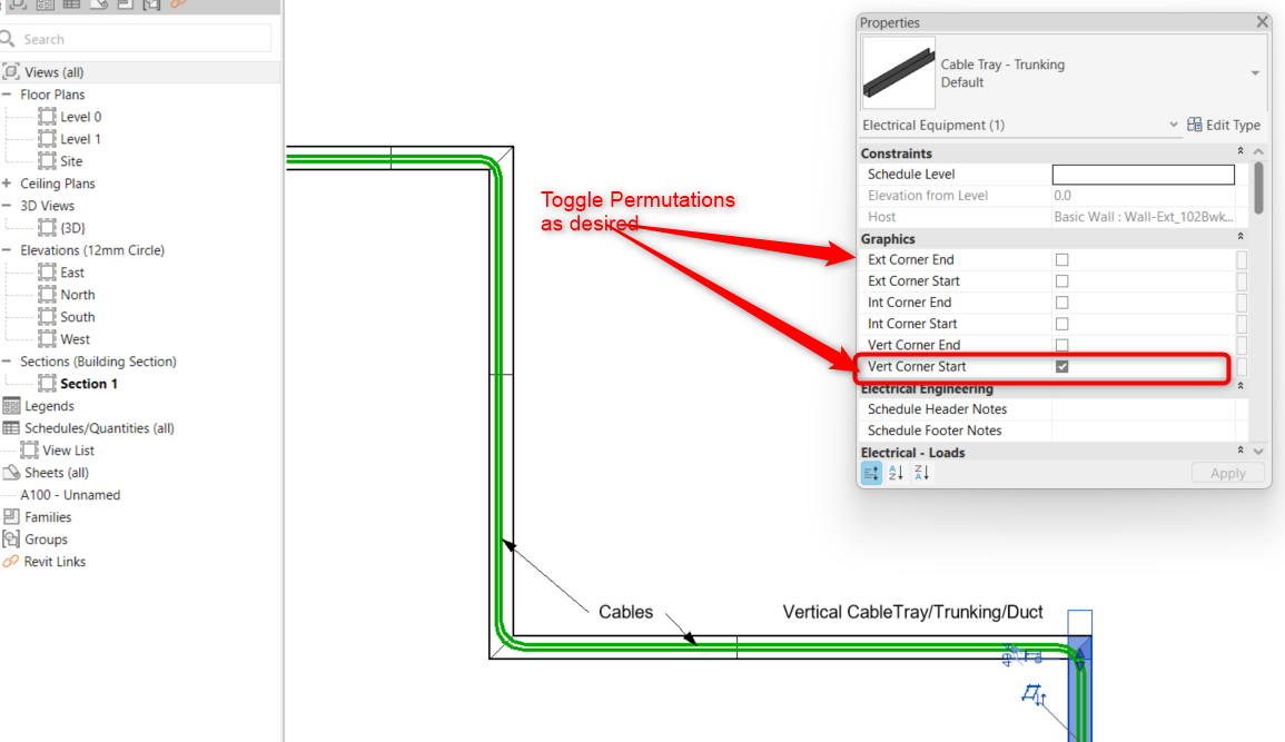 Revit Tip – Creating ‘Rotated’ Cable Tray using a Face-Based family ...