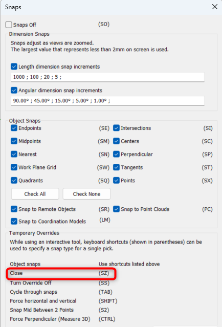 Revit Tip – Close Object ‘SZ’ Keyboard Shortcut not working? – ARKANCE ...