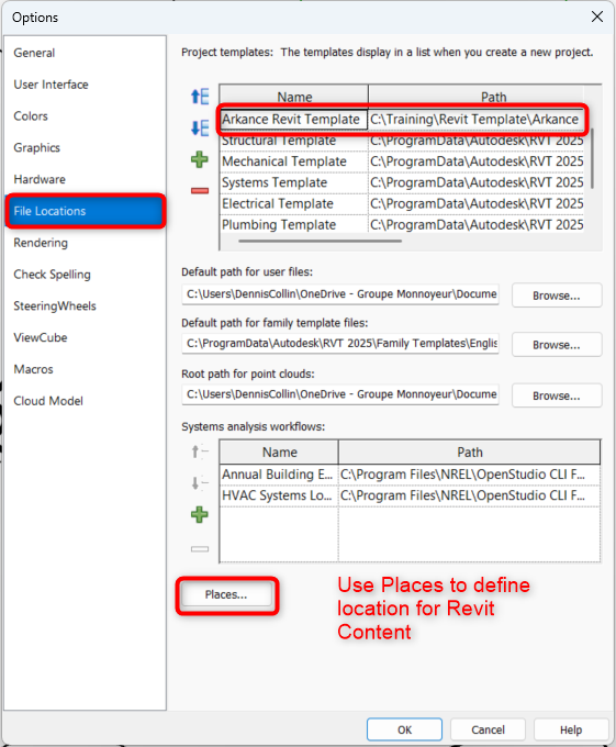 Revit Tip – Save Frequently Accessed Folders to Places – ARKANCE UK ...