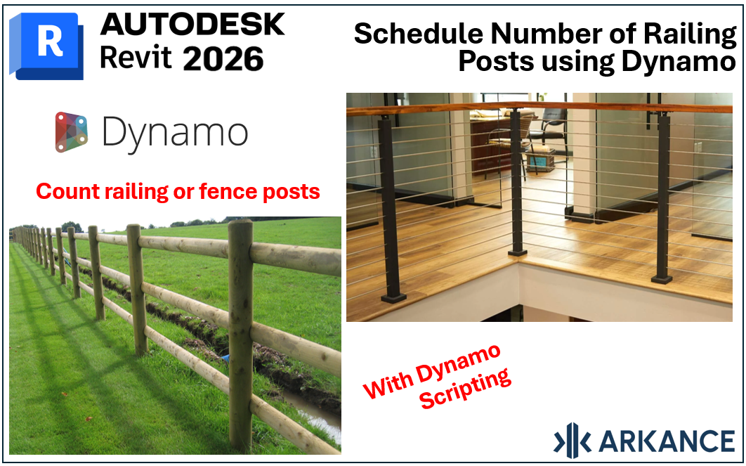 Revit and Dynamo Scripting - Revit, Railing & Fence Post Count Script ...
