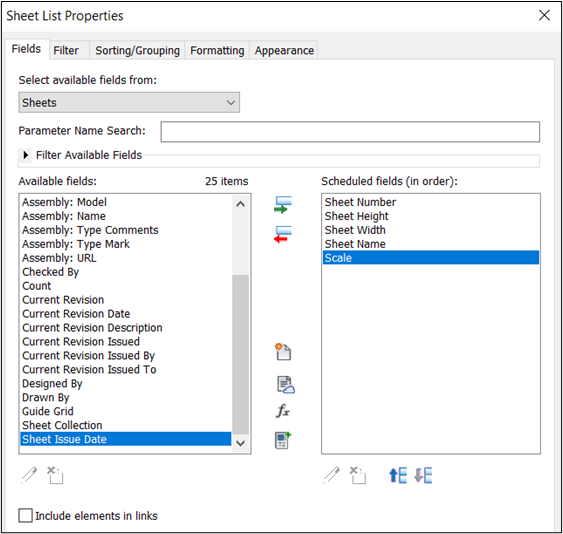 Revit 2026: Sheet List Schedules Enhancements – ARKANCE UK Community