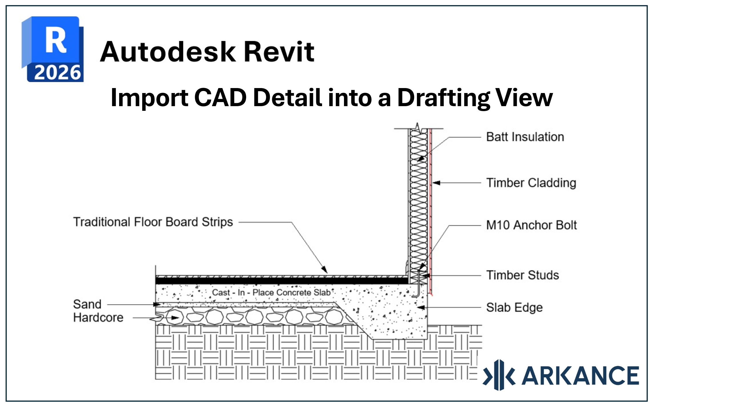 Revit 2026: Import AutoCAD into a Revit Drafting View – ARKANCE UK ...
