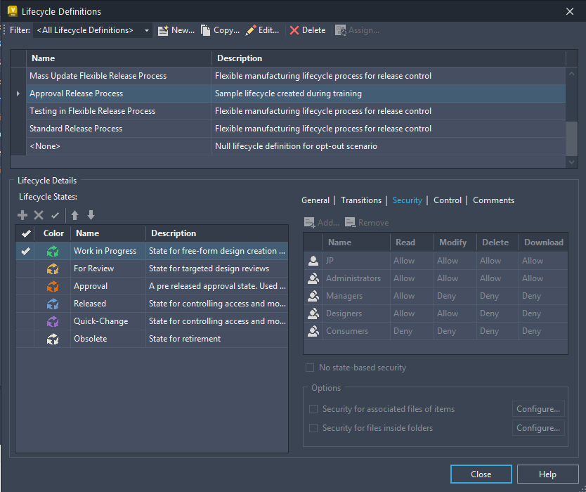 Autodesk Vault Professional - Lifecycles… Overexplained. – ARKANCE UK ...